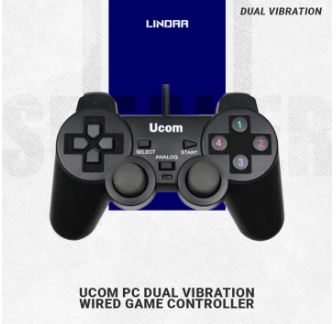 UCOM PC Dual Vibration Wired Game Controller Gaming Joypad Joystick USB Gamepad Joystick Gamepad ...